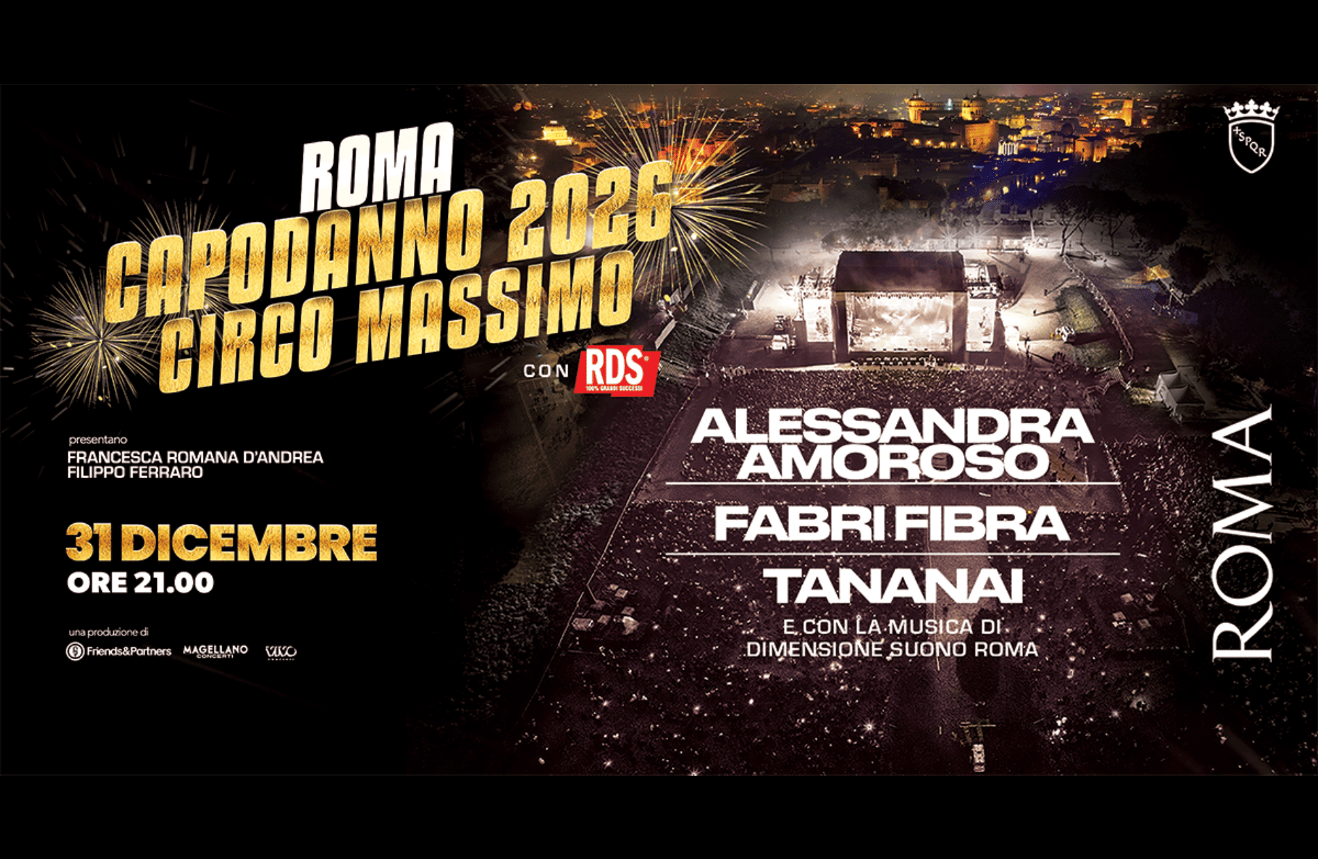 Capodanno 2026 RDS - ForYouMag