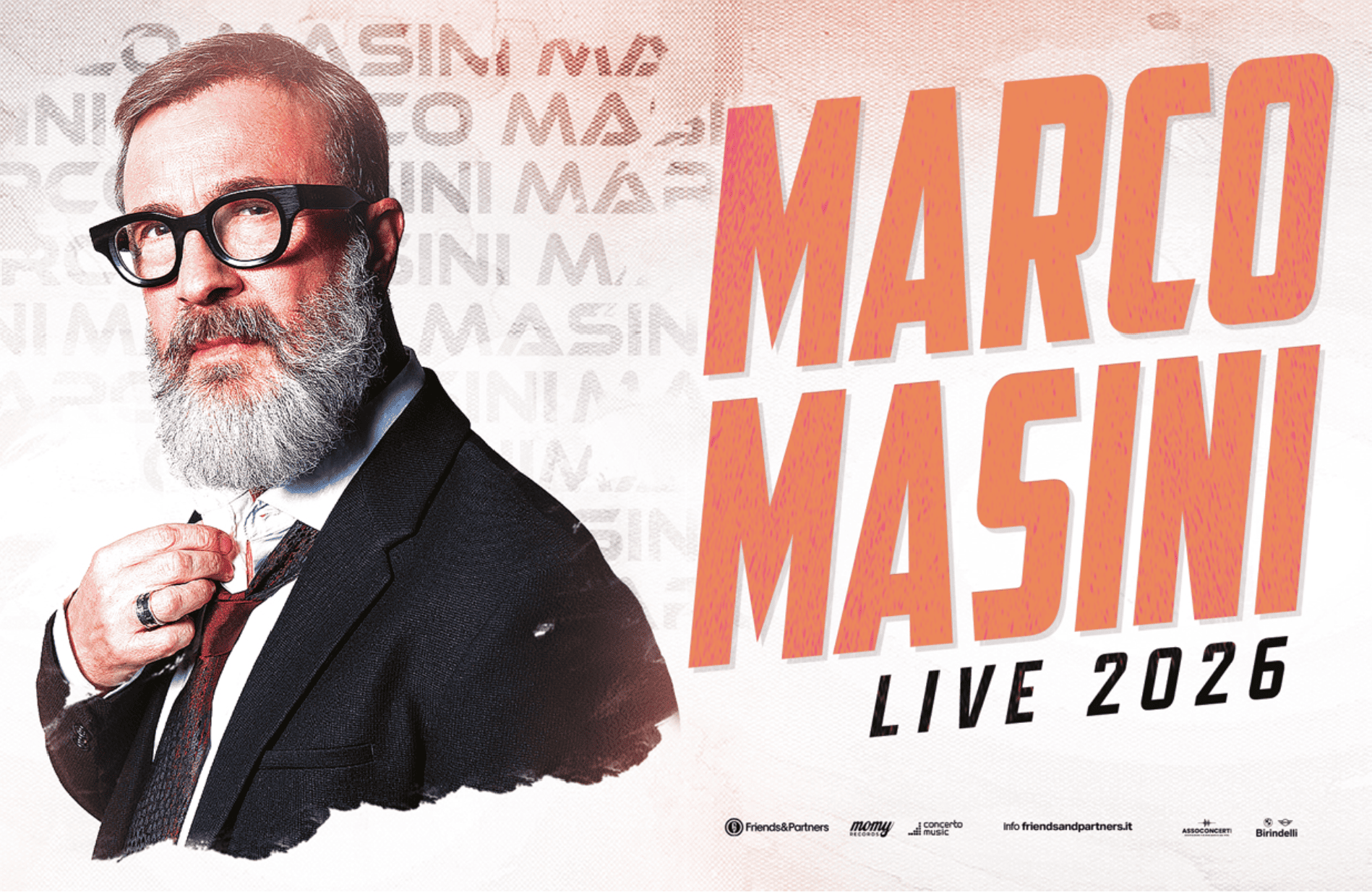 MARCO MASINI – LIVE 2026: nuovi concerti da luglio - ForYouMag